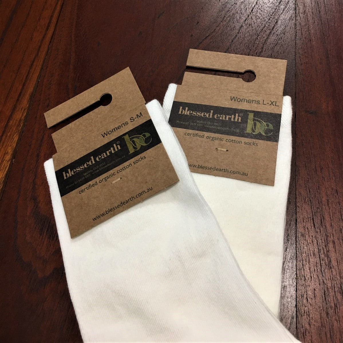 Ladies Ecru Sock in organic cotton – Blessed Earth