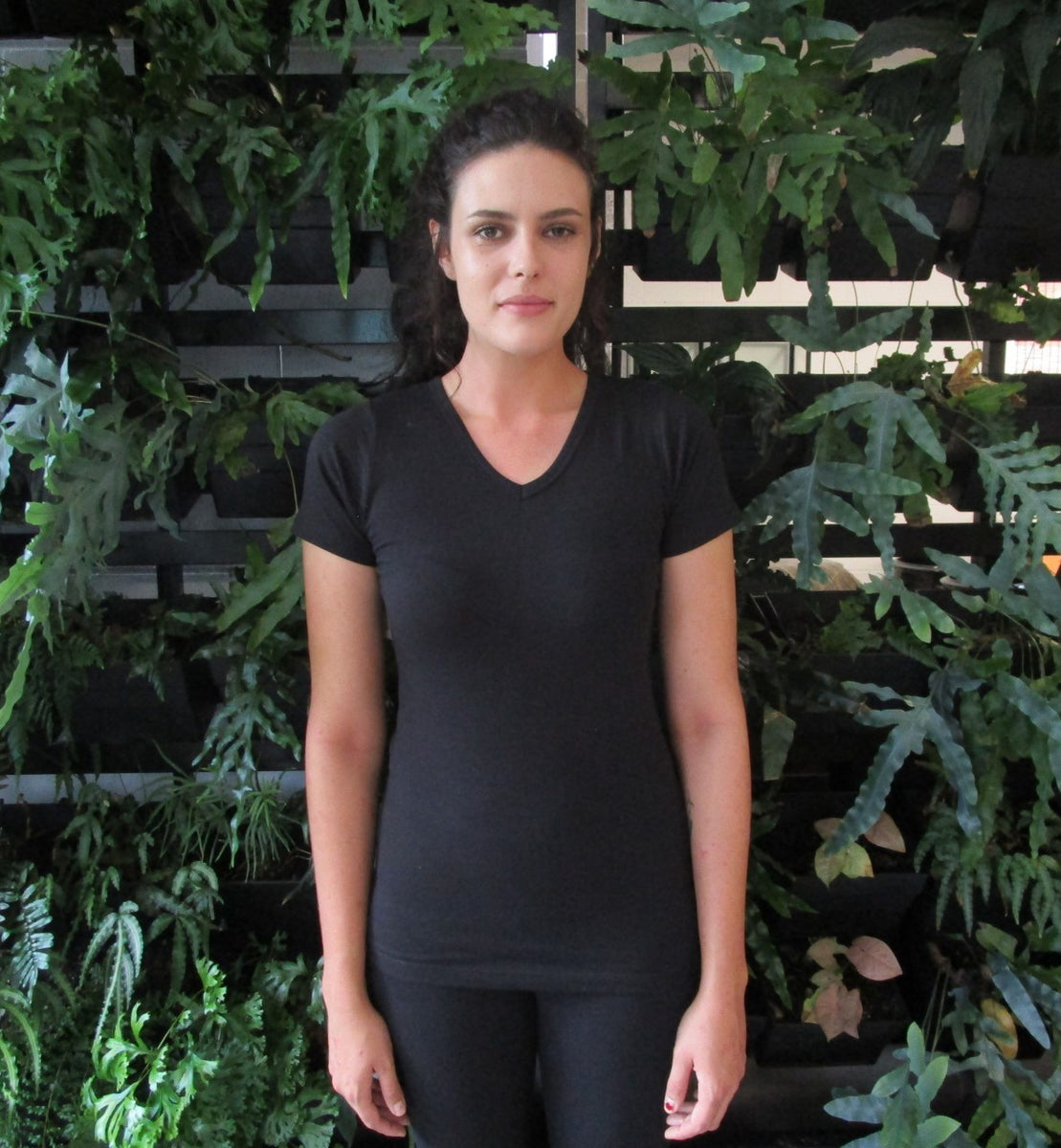 Ladies Sports Yoga Vee Tops – Blessed Earth