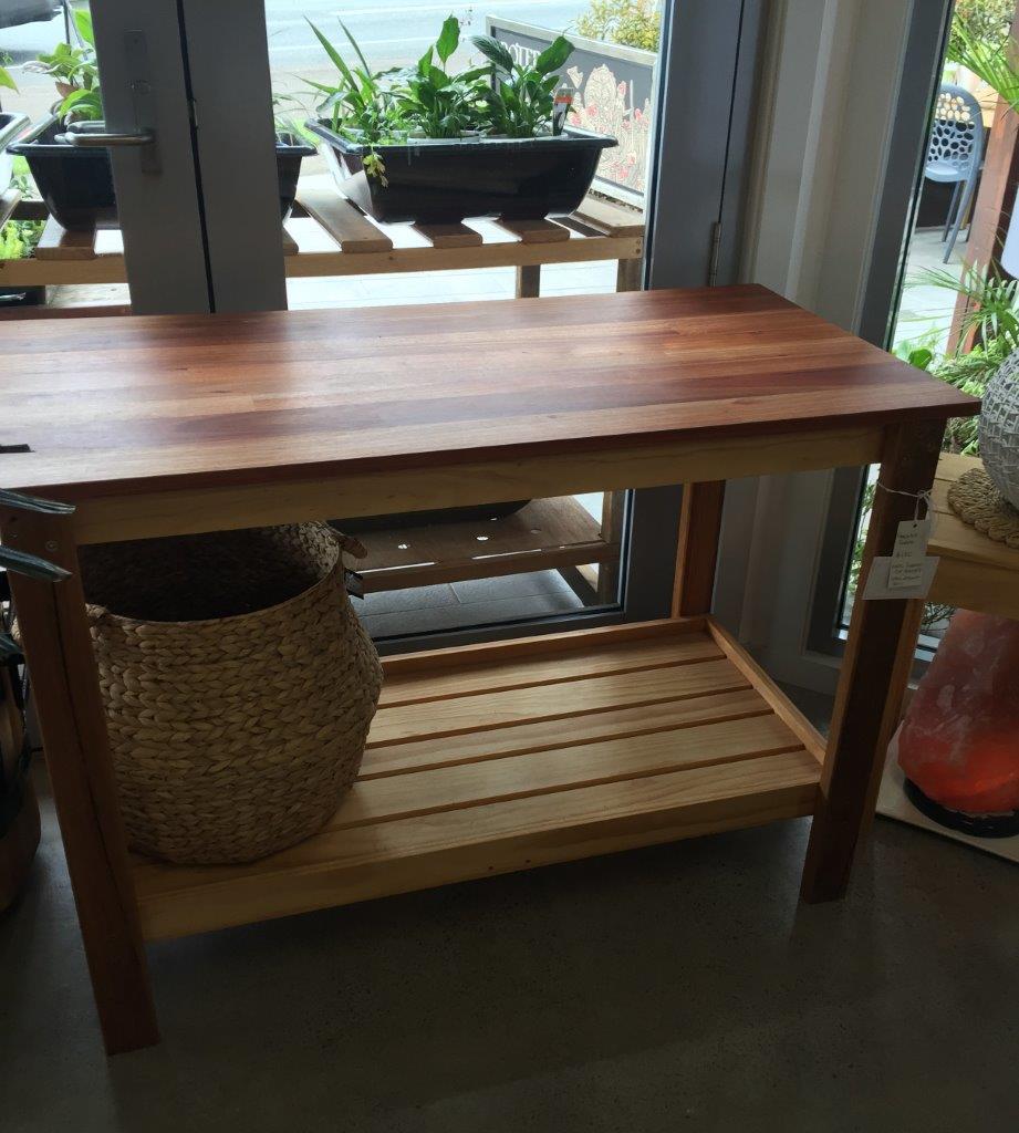 Natural Timber Island Bench – Blessed Earth